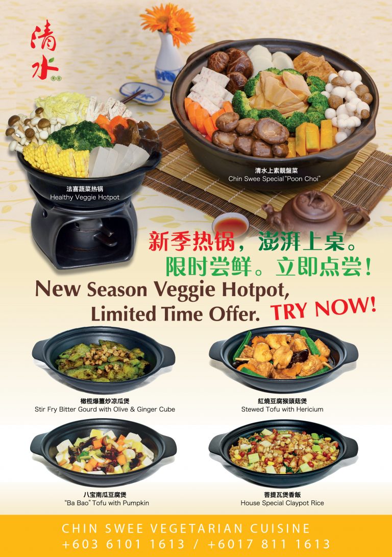 New Arrival - Vegetarian Restaurant Malaysia - Chin Swee Vegetarian ...